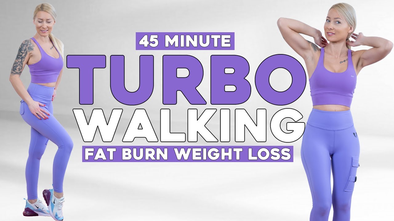5000 STEPS TURBO WALKING Fat Burning Home Workout For Beginners | Do ...