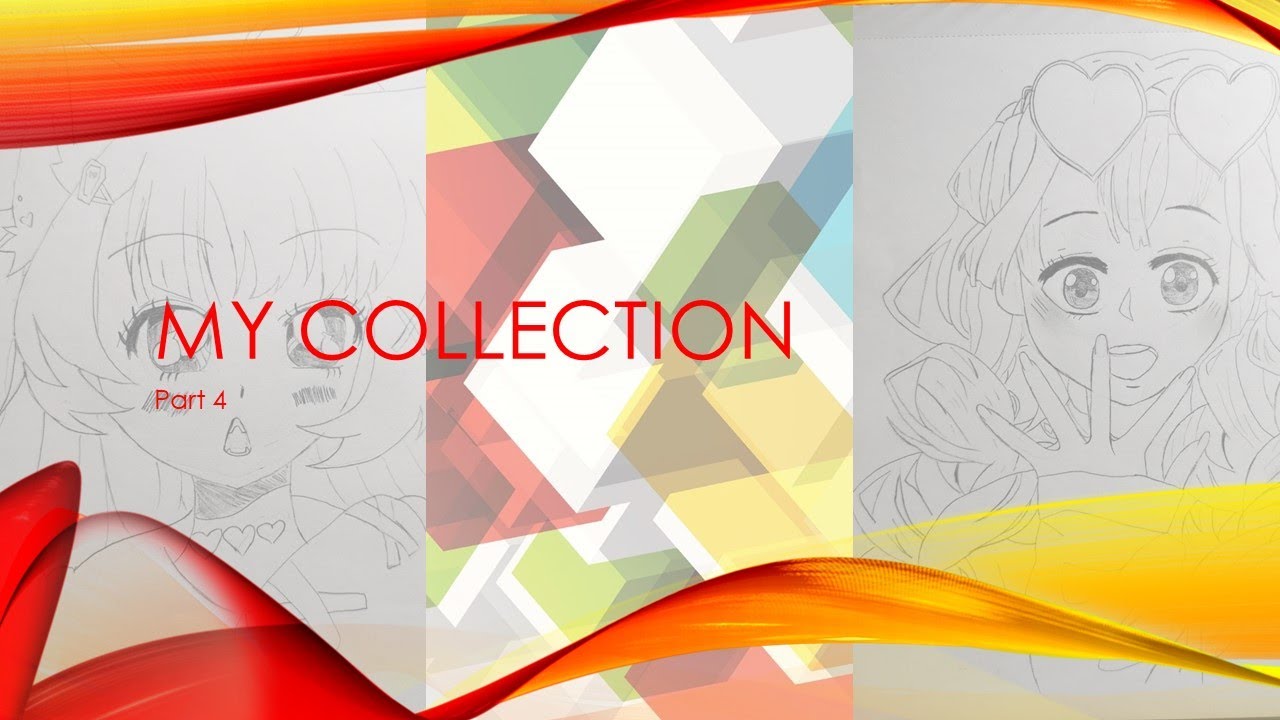Anime Drawing (My Collection) Part 4 - My Hobby #Anime - YouTube