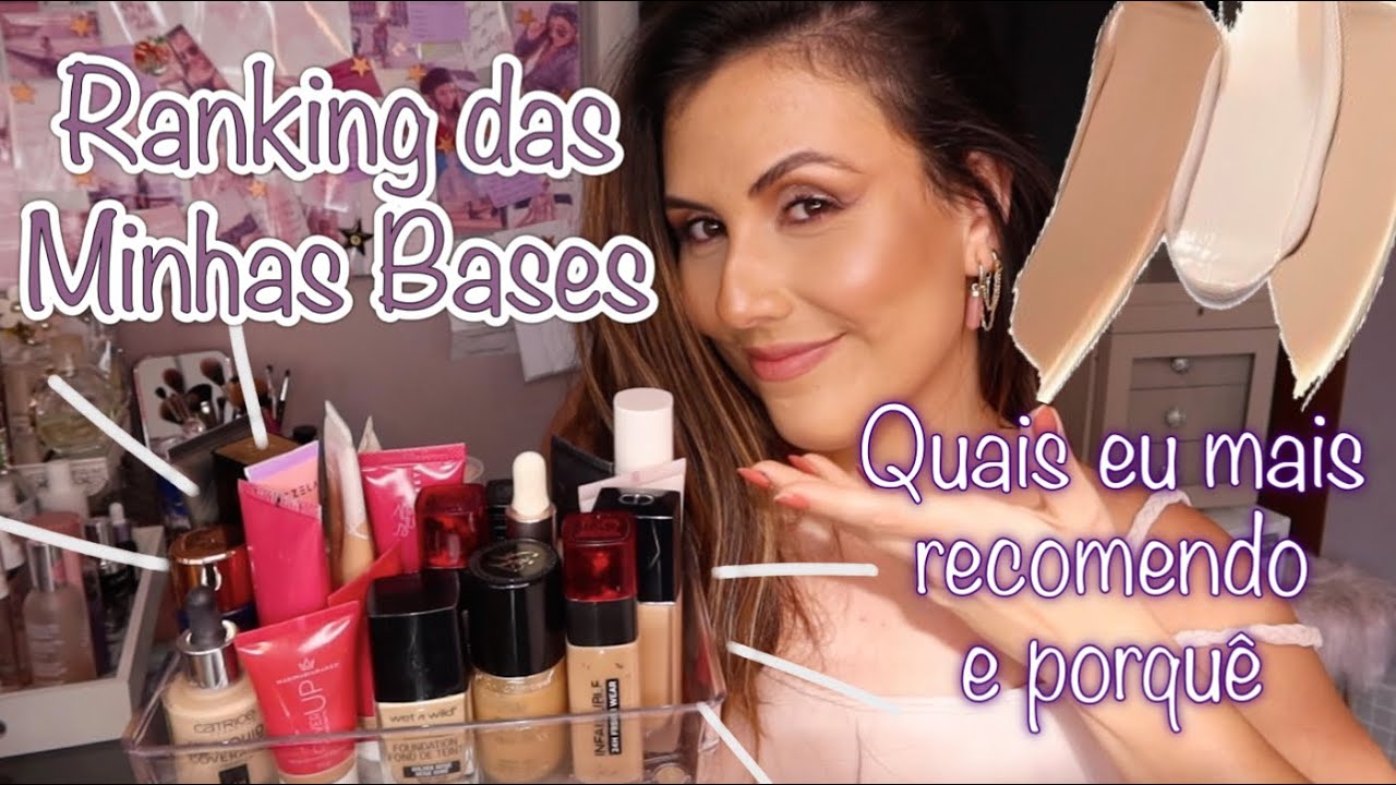 MINHAS BASES - MOSTREI E COMPAREI TODAS ELAS! QUAIS AS MELHORES? - YouTube
