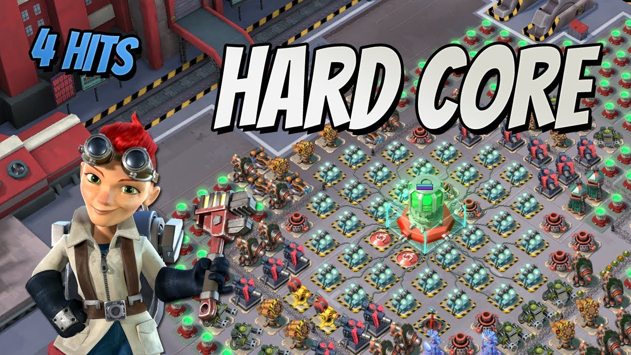 Boom Beach Hard Core in 4 Hits (Massive Attack) - YouTube