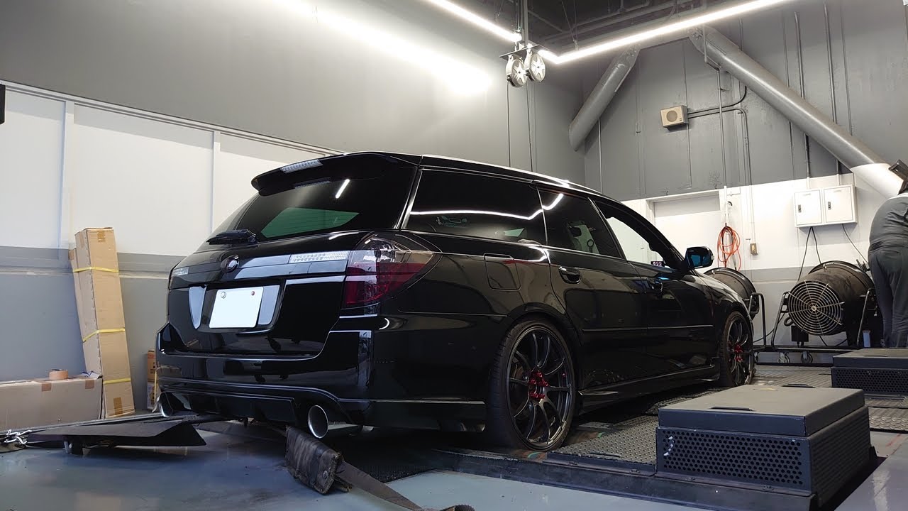SUBARU LEGACY BP5 パワーチェック - YouTube