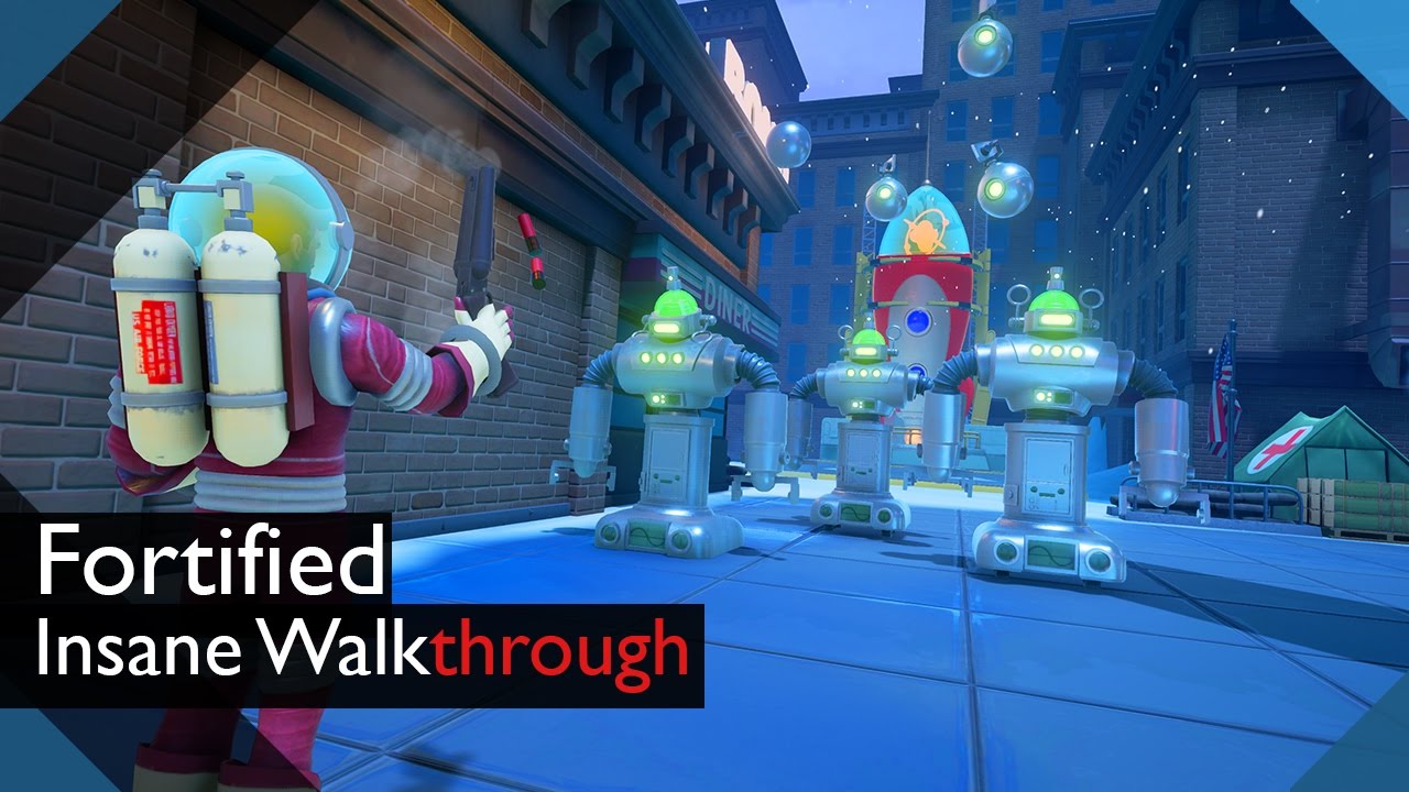 Fortified Insane Difficulty 100% Walkthrough - level 9 - YouTube