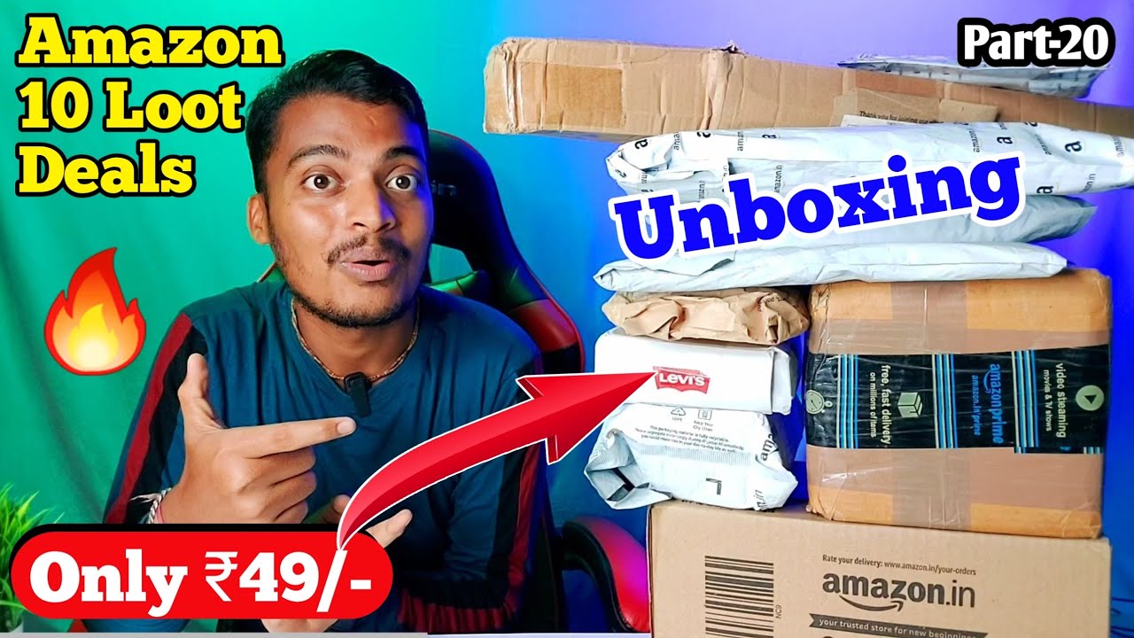 Amazon 10 Loot Deals Unboxing || Part-20 || Starts from ₹49/-🔥 # ...