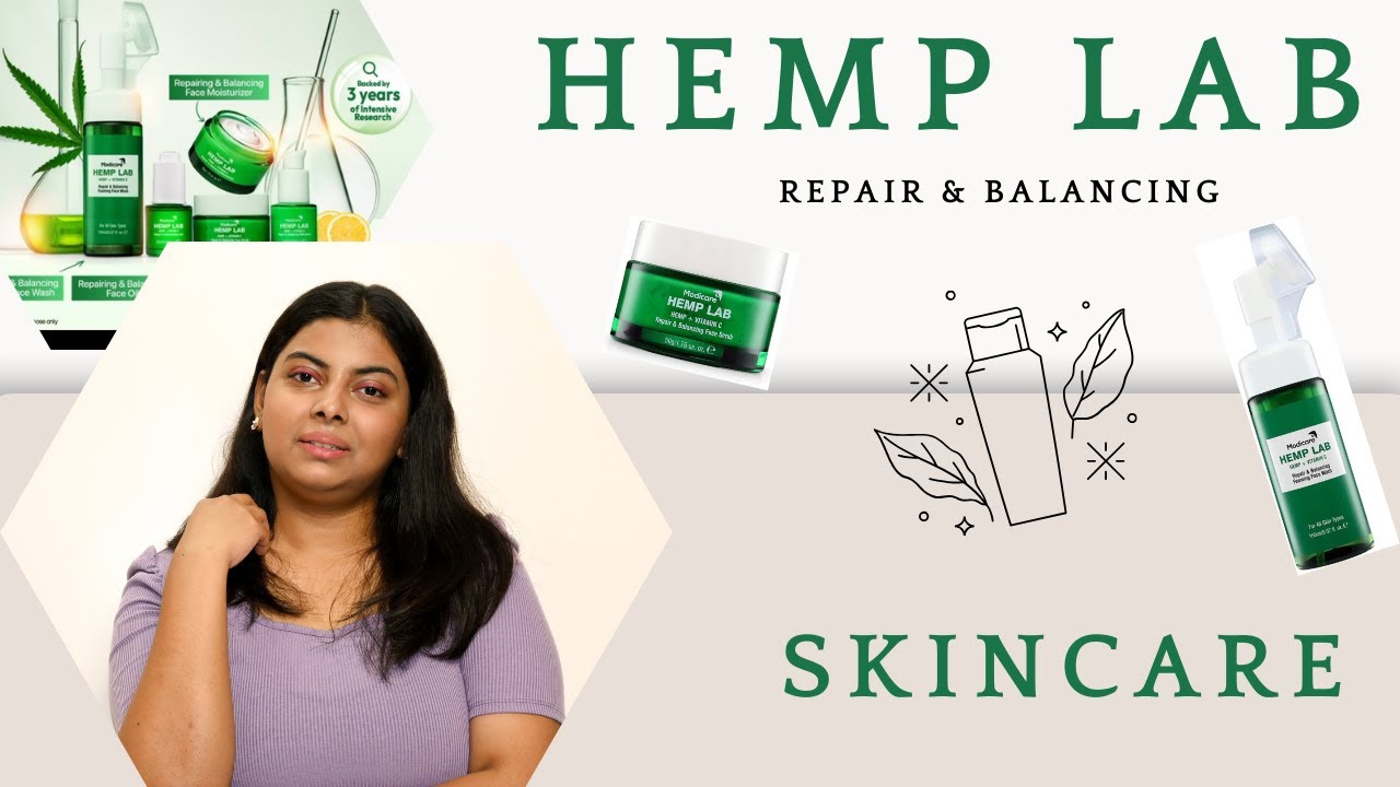 Modicare's New HEMP LAB SKINCARE Product Tutorial on the face | Aadya ...