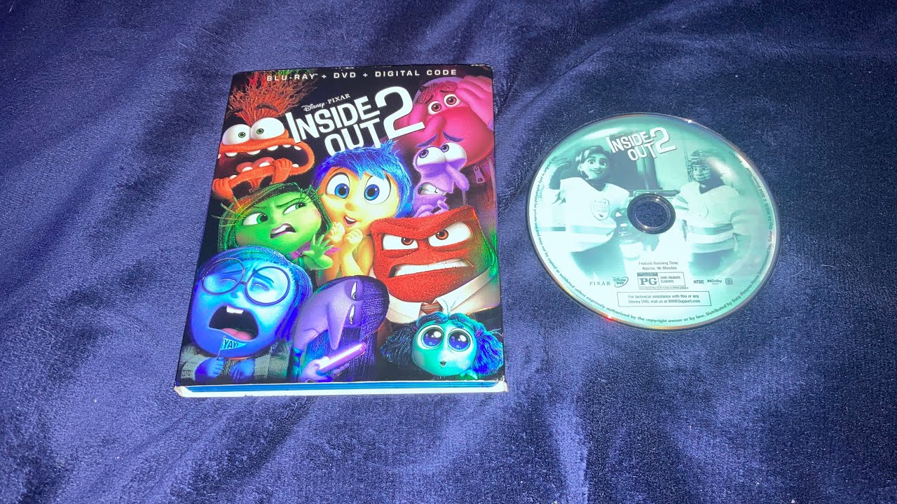 Opening To Inside Out 2 2024 DVD (Main Menu Option/Español Option ...
