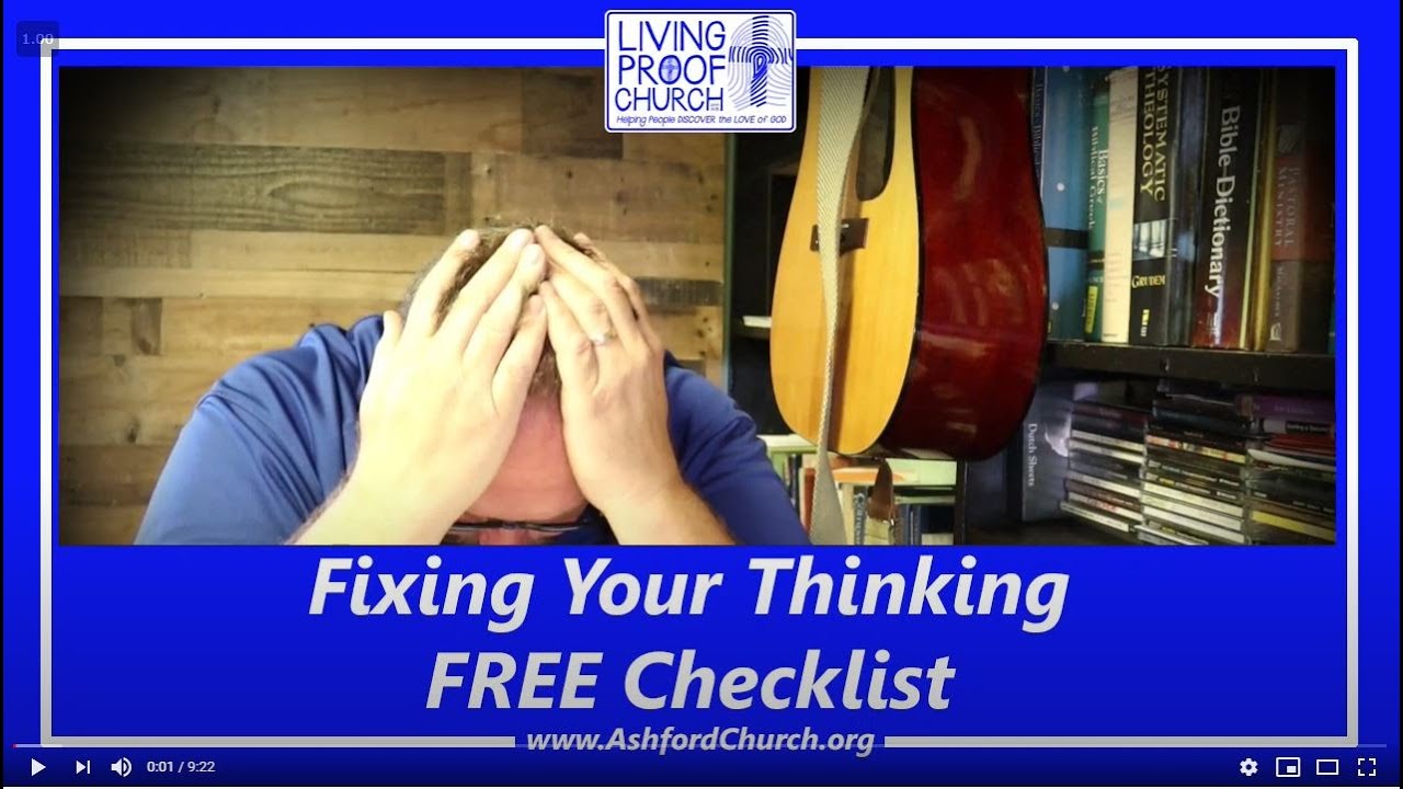 FIXING YOUR THINKING *** FREE CHECKLIST - YouTube