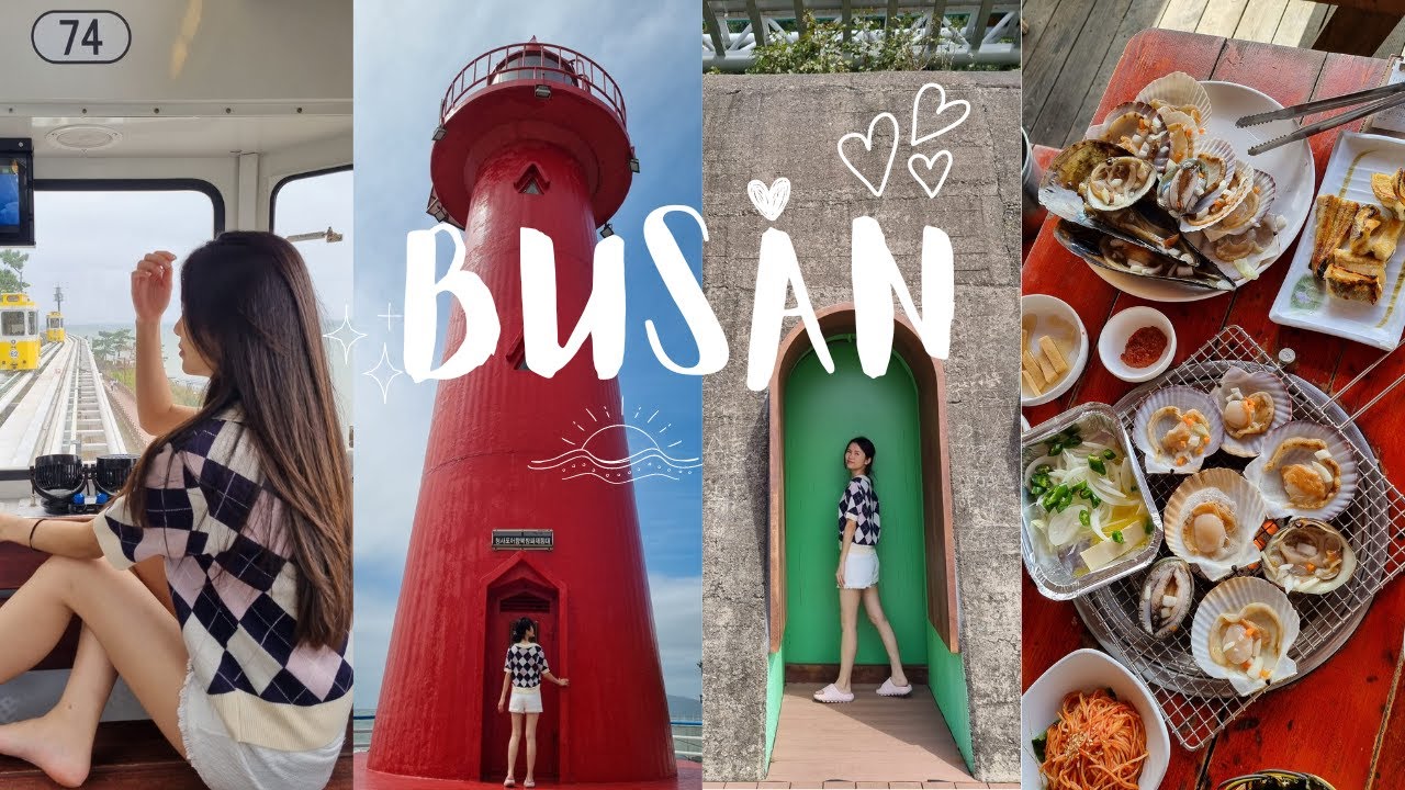 One Day in Busan 🌊 Blue Line Park, sky capsule, skywalk, dalmaji tunnel ...
