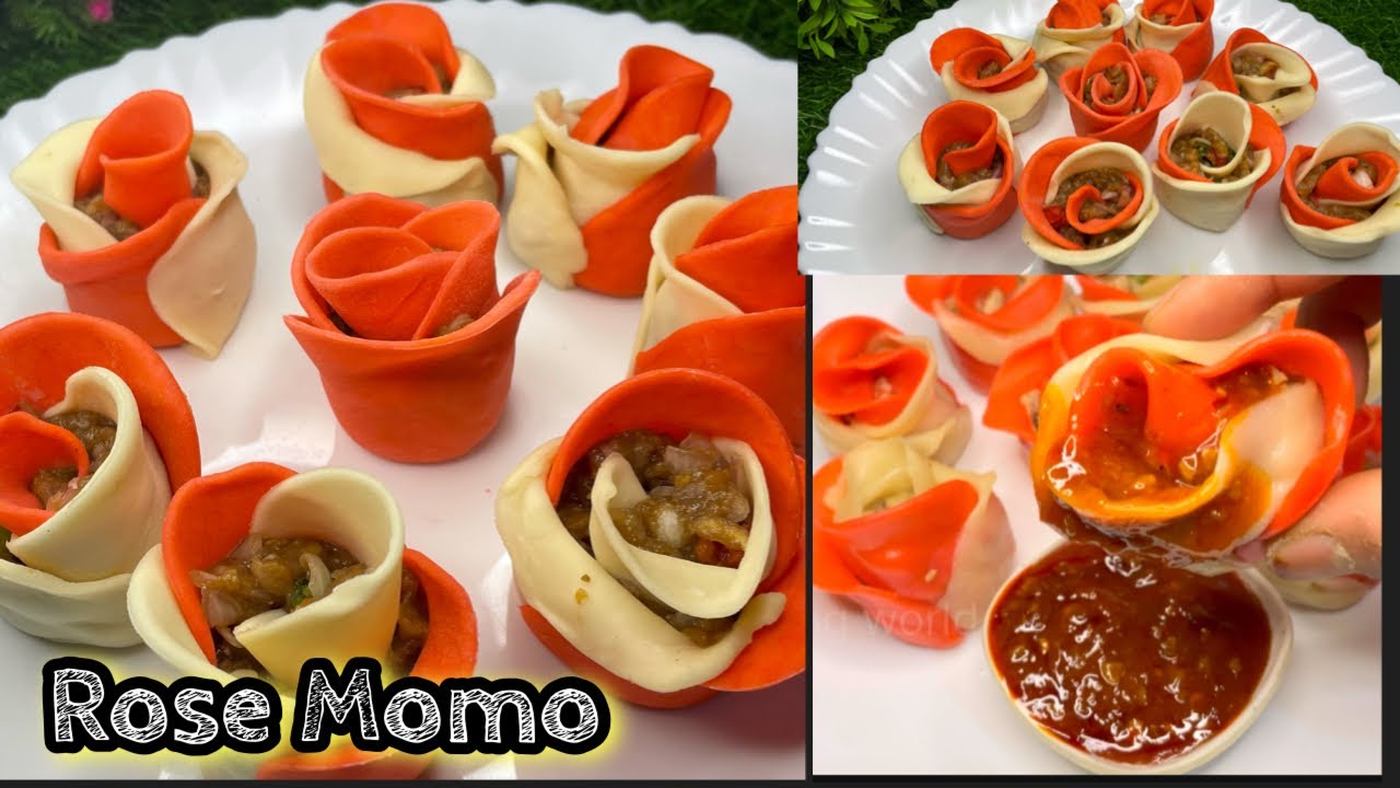 Rose Momo / Ramzan Recipe/ Street food / momo recipe/ unique - YouTube