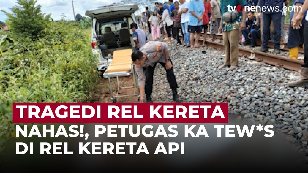 Perlintasan Kereta Makan Korban! Petugas KA Tew*s di Rel Kereta Api Lampung | OneNews Update ...