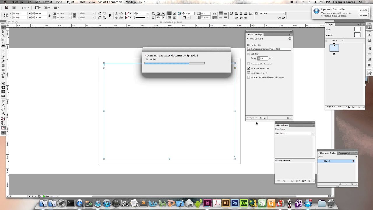 InDesign DPS - Embedding HTML from local drive - YouTube