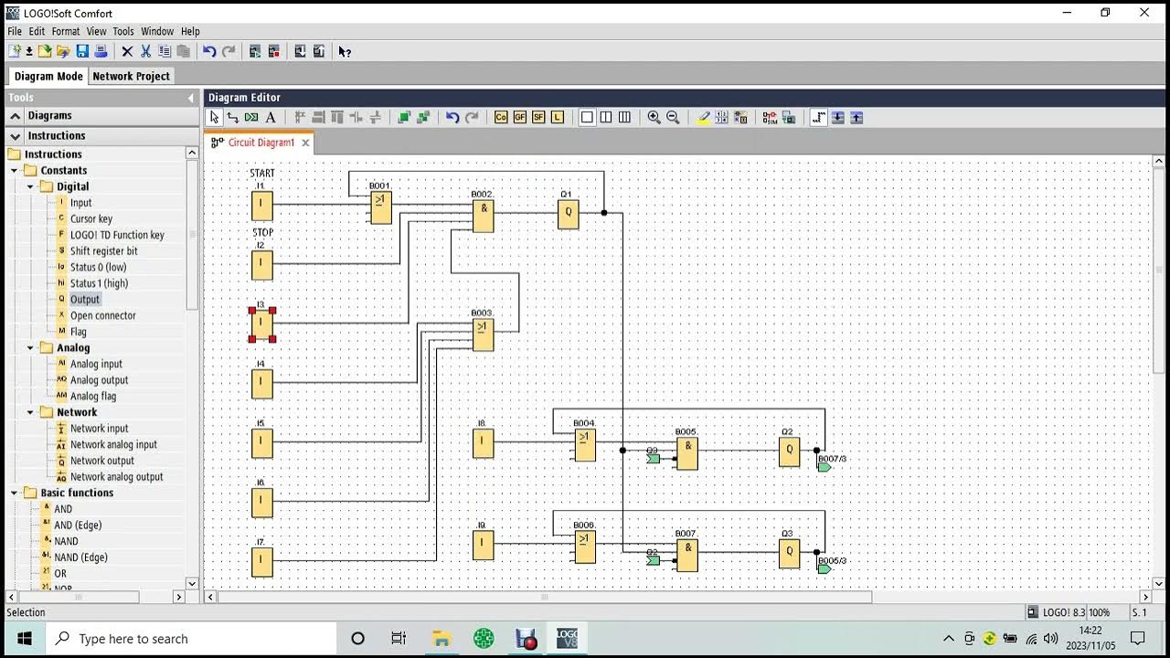 FORWARD AND REVERSE LOGO PLC PROGRAMMING - YouTube