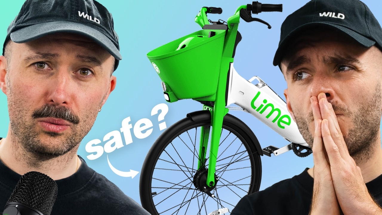 Lime Bike's 'Budget' Tyres Spark Safety Concerns After Crashes - YouTube