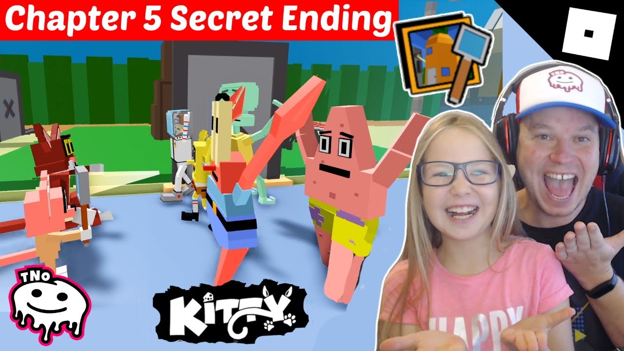 SKRYTÝ KONEC U SPONGEBOB, PLANKTON MÁ KRABÍ HAMBÁČ 🍔 Kitty CHAPTER 5 ...