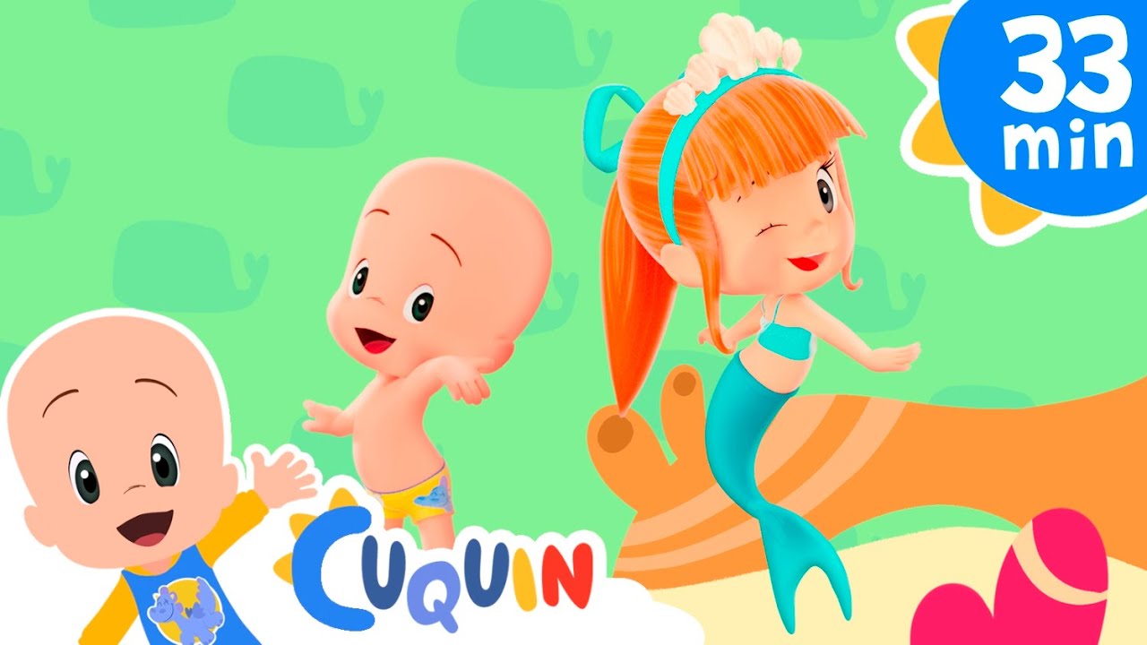 Dancing in the pool | Cleo and Cuquin Episodes & Nursery Rhymes - YouTube
