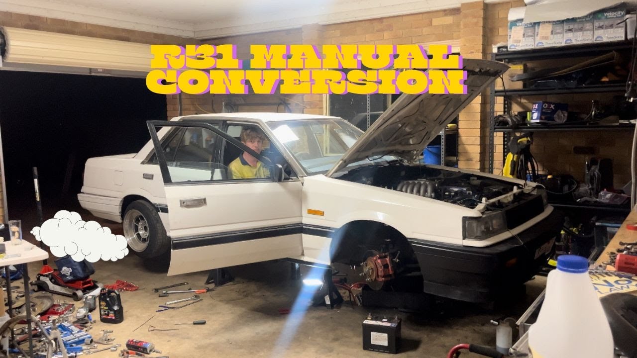 The R31 goes manual (R31 Manual Conversion Guide) - YouTube