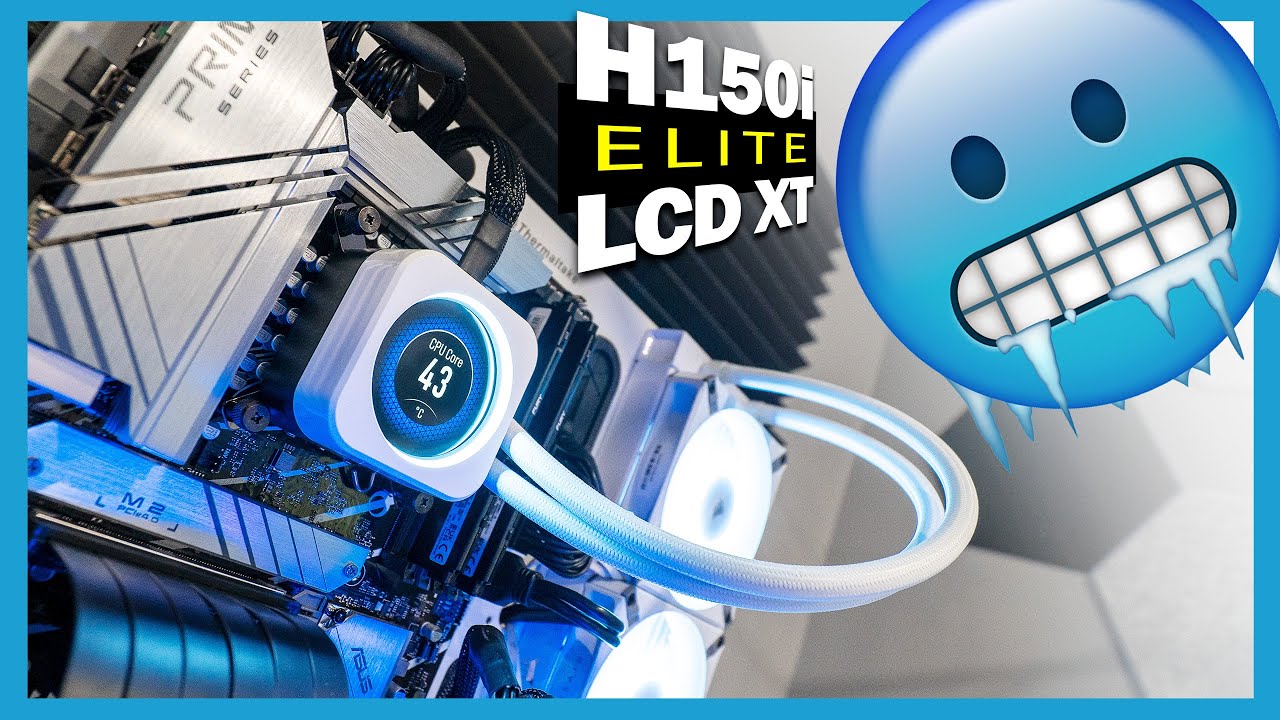 The BEST looking AIO you can get! Corsair H150i Elite LCD XT Review ...