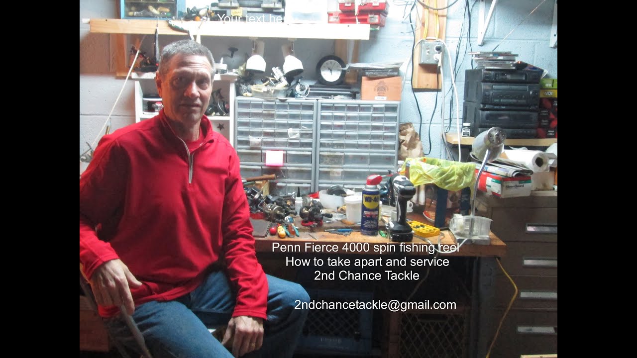 Penn Fierce 4000 how to take apart and service - YouTube