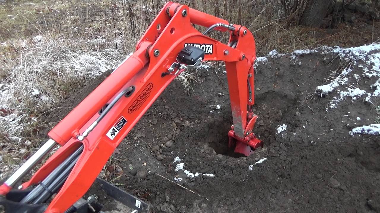 New Mini EX custom bucket test - YouTube