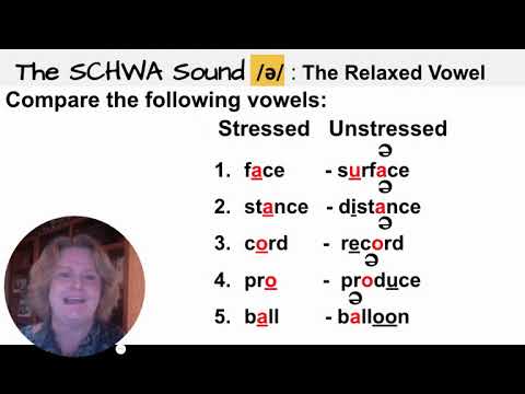 Using SCHWA and the Color Vowel Chart - a Multisensory Approach - YouTube