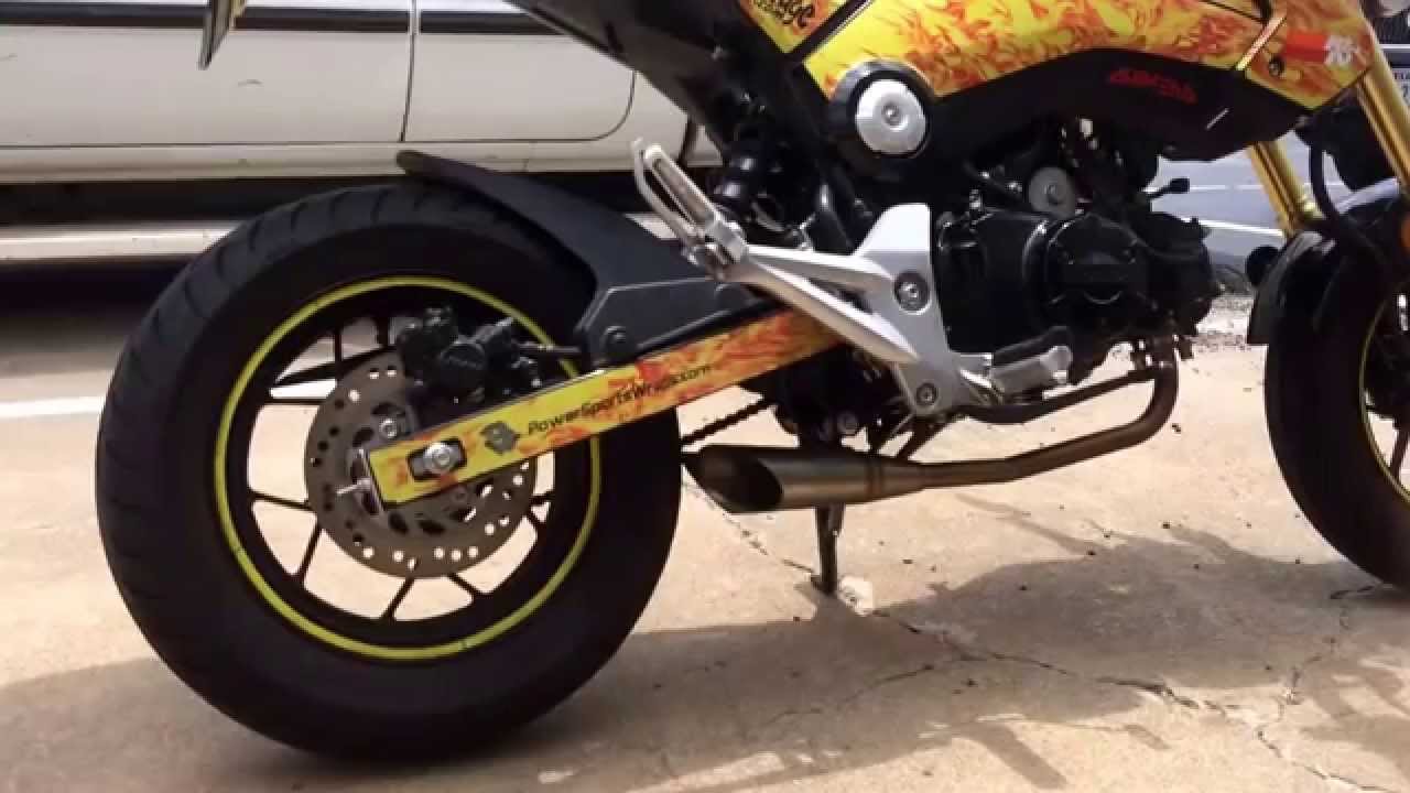 Grom w/Mnnthbx Exhaust & Chimera Intake - YouTube