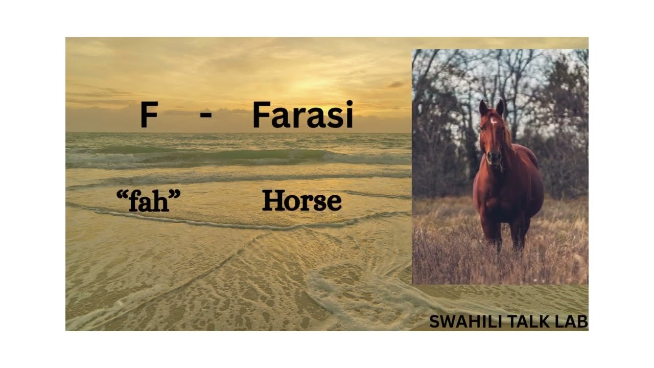 SWAHILI ALPHABET- ALFABETI YA KISWAHILI LESSON 1 - YouTube