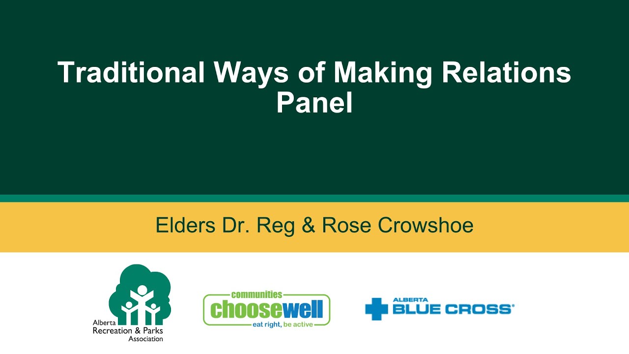 Traditional Ways of Making Relations Panel - YouTube