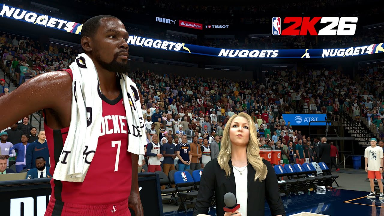 NBA 2K26 - Kevin Durant Game WINNER Post Match Interview (PS5) - YouTube