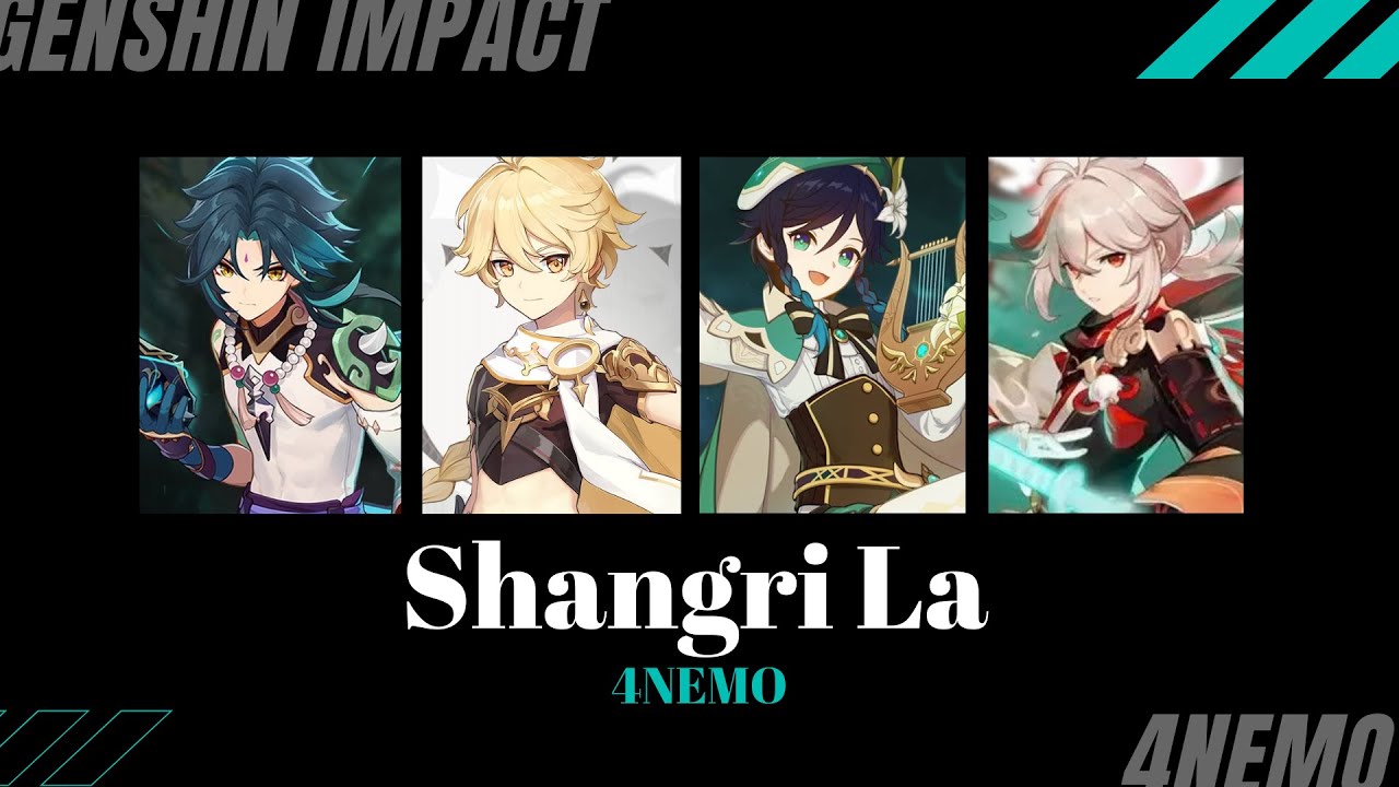 Shangri-la | 도원경 - 4NEMO GENSHIN IMPACT (Color Coded Lyrics) THE BOYZ ...