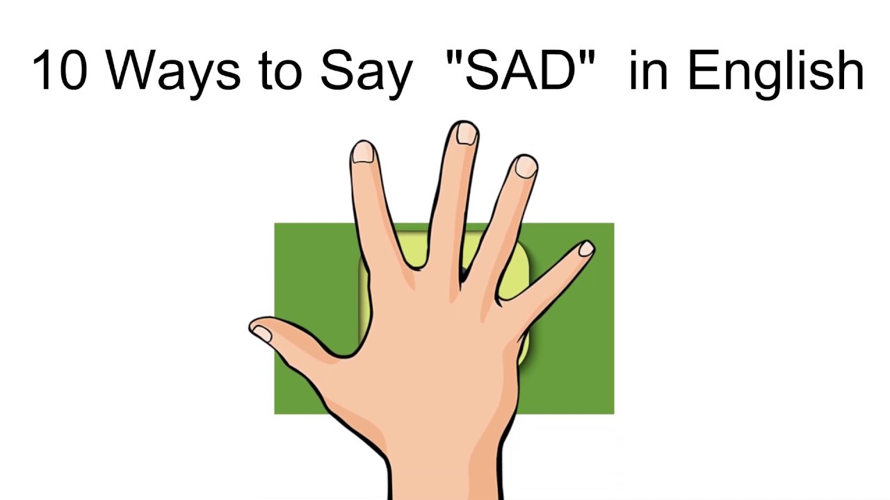10 Ways to say for "SAD" Vocabulary || English Grammar || Competition ...