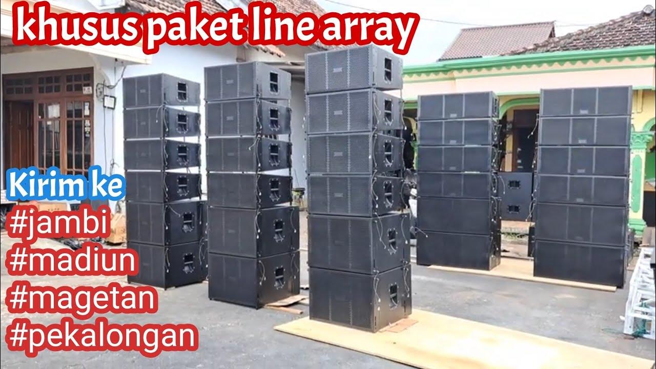 Siap Kirim Paket Line Array Paket Hajatan || Paket Sound System - YouTube