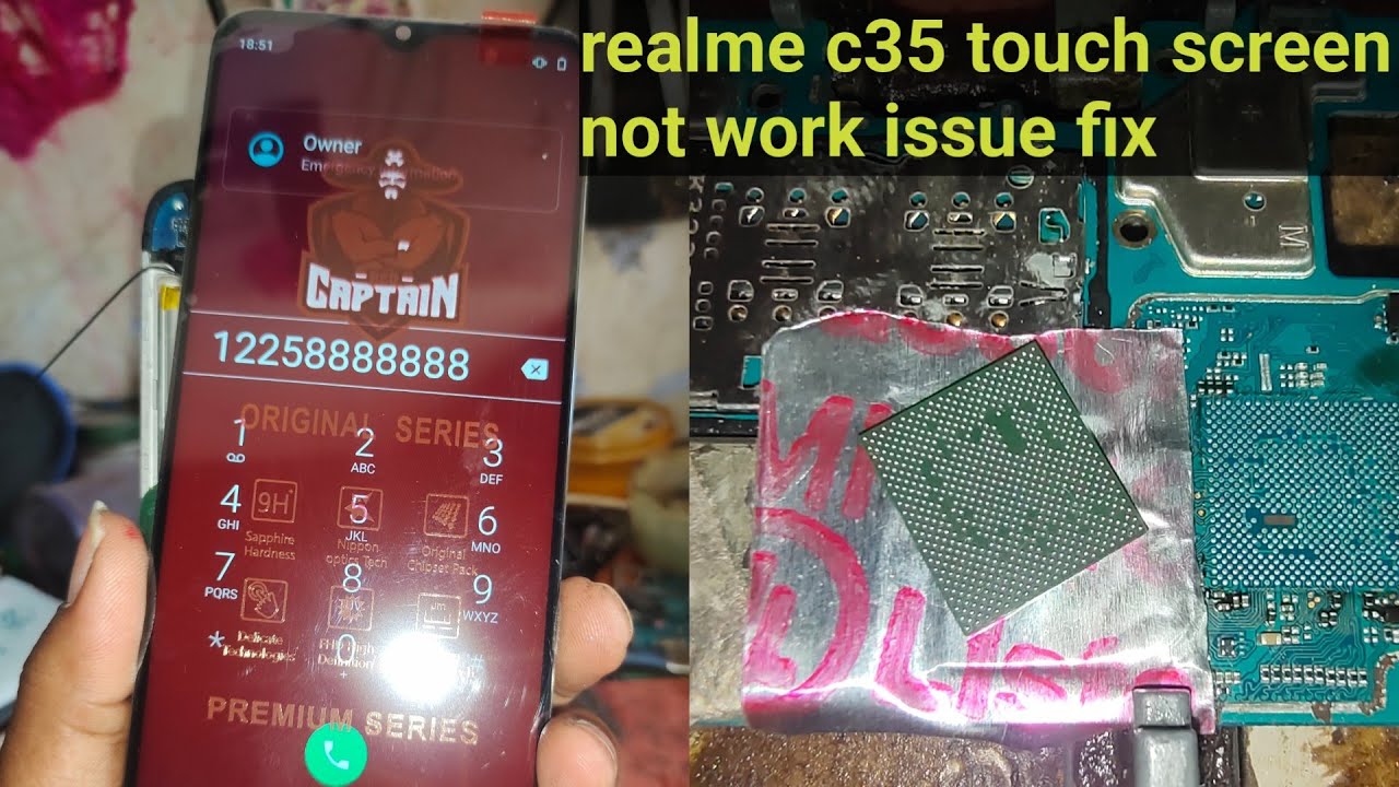 realme c35 touch screen not working 100 % working solution - YouTube