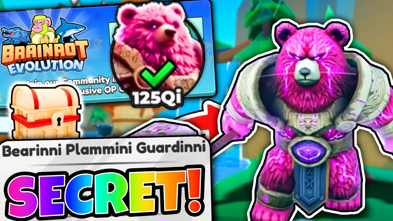 The NEW SECRET Bearinni Plammini Guardinni LEAK In Brainrot Evolution ...