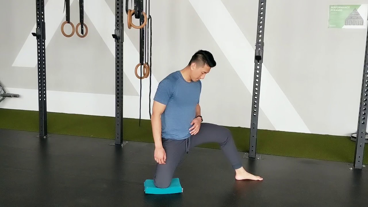 Half Kneeling Adductor Stretch | Hip Mobility - Adductors - YouTube