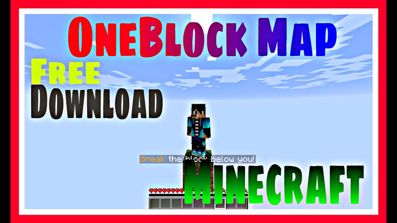 Oneblock Map for Minecraft (Tlauncher) Free Download. - YouTube
