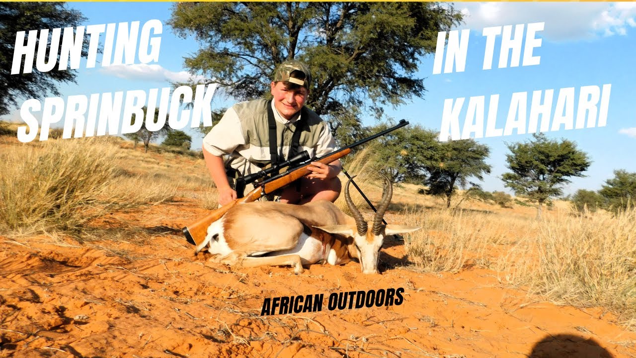 Hunting Springbuck in the beautiful Kalahari, South Africa - YouTube