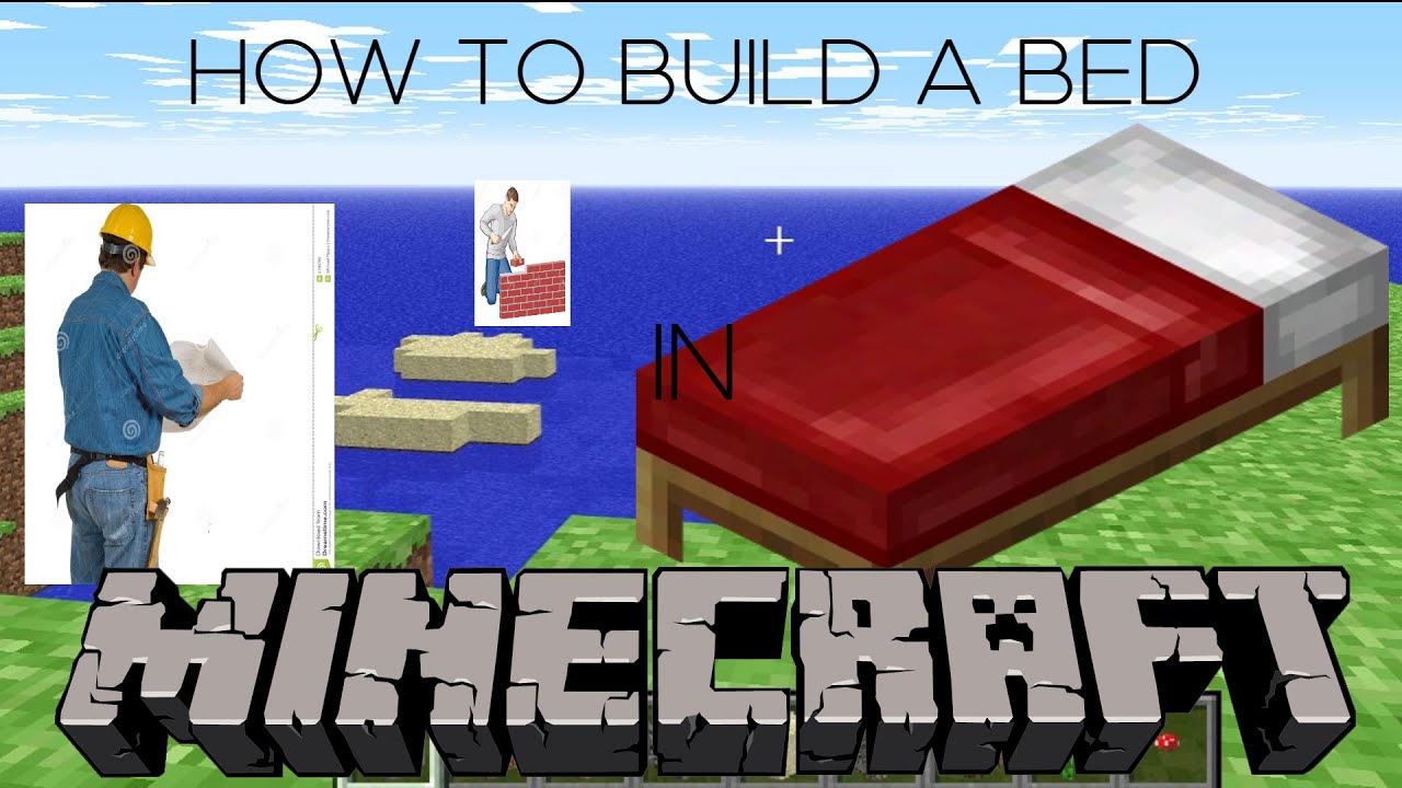 How to Build a Bed in Minecraft - YouTube