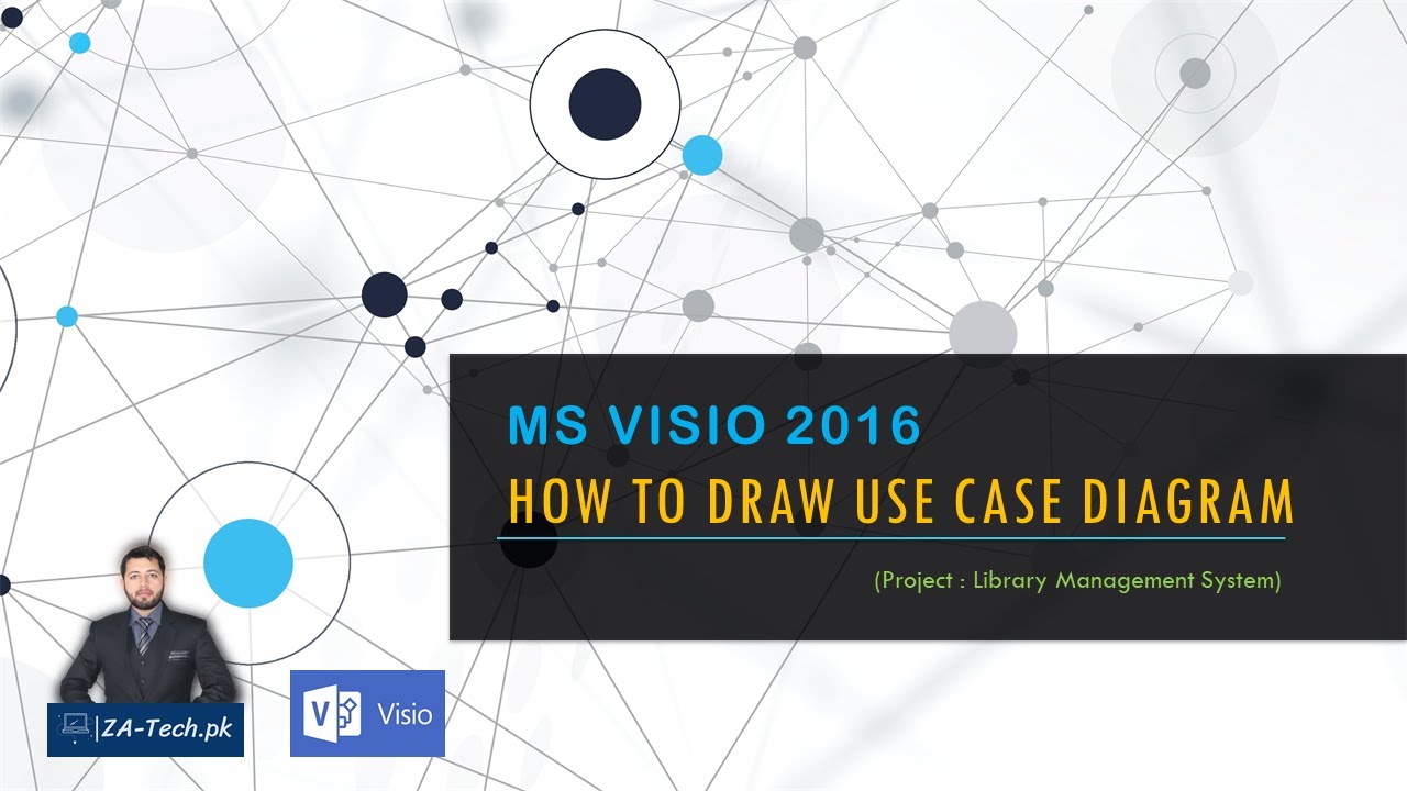 How To Draw Use Case Diagram - 001 - Library Management System - Youtube