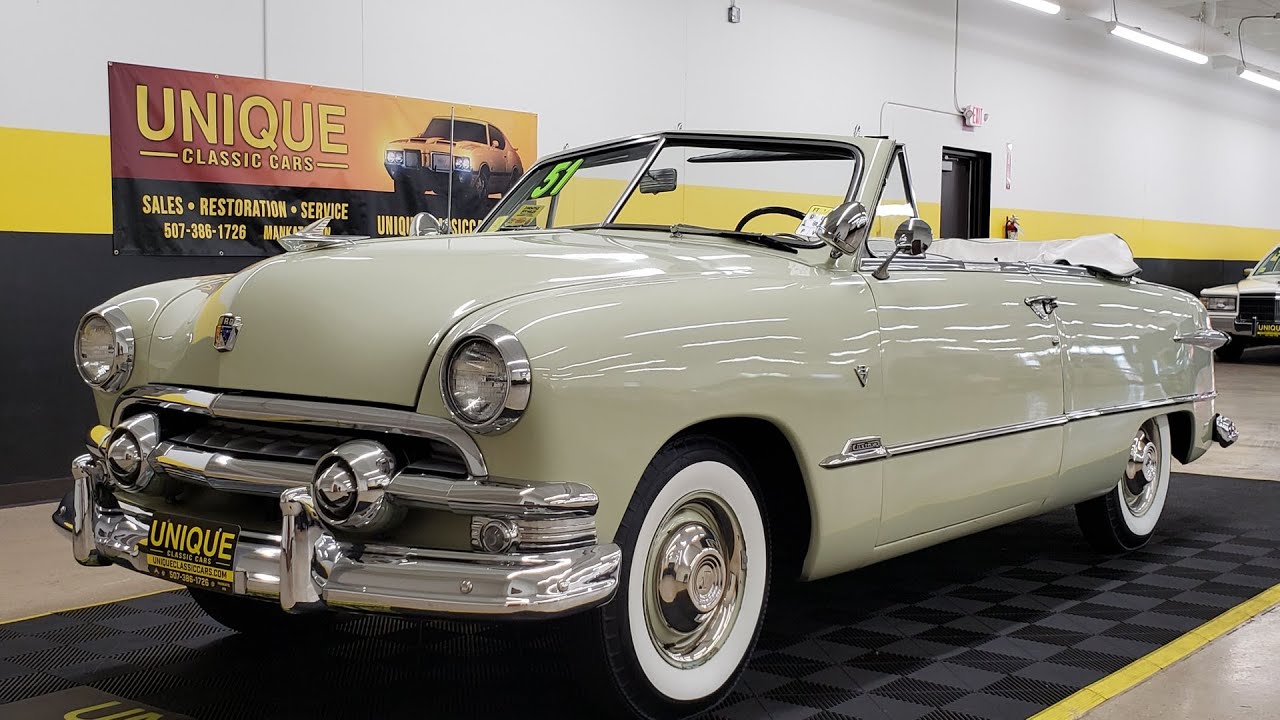 1951 Ford Custom Convertible | For Sale $32,900 - YouTube