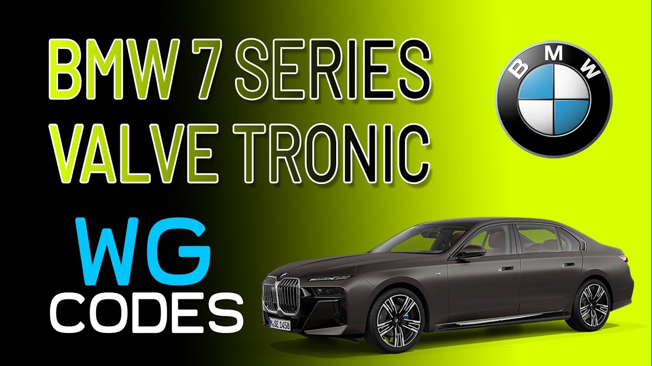 BMW 7 Series ValveTronic codes Wg - YouTube