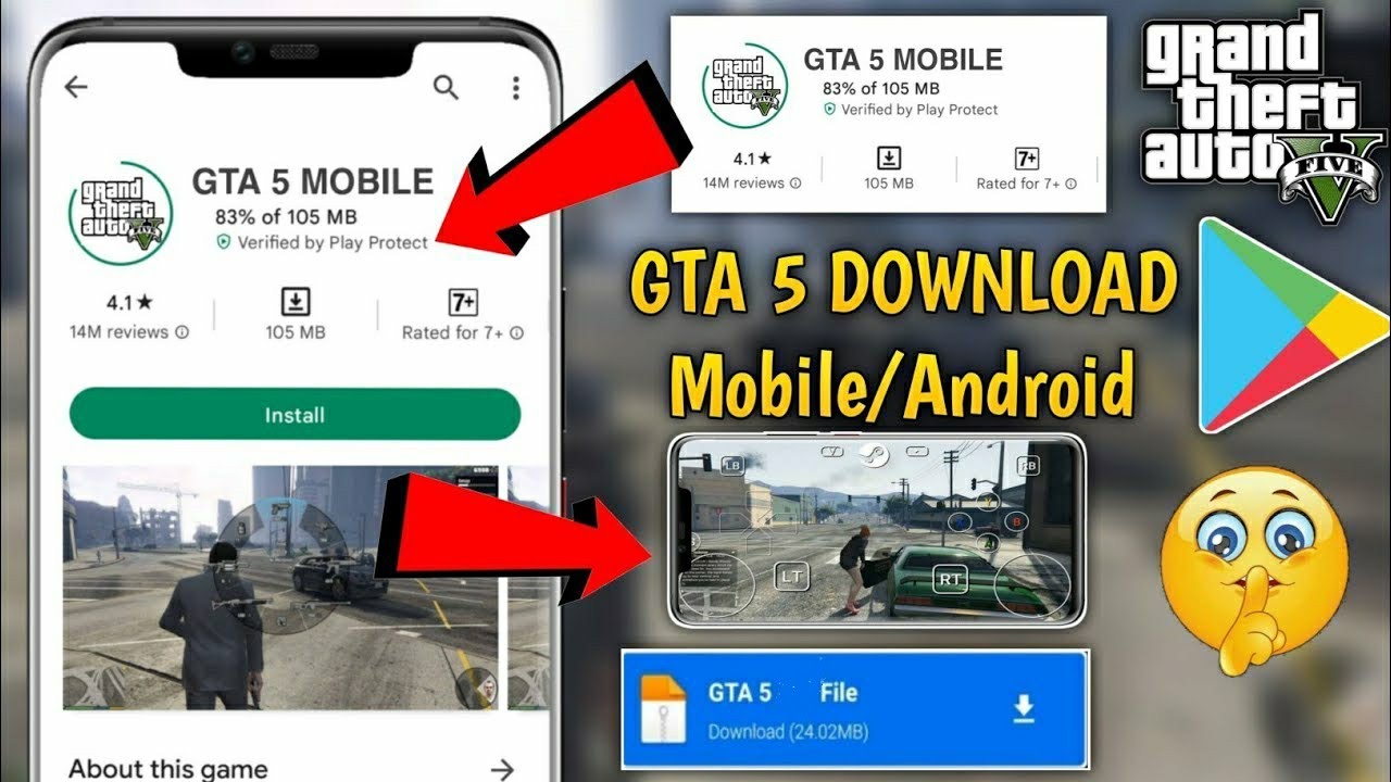 How to download GTA5 In Android Phone | 2023 - YouTube