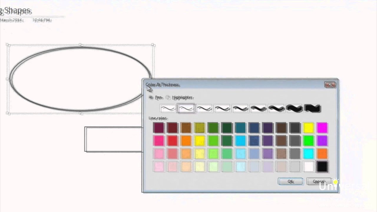 Inserting Shapes In OneNote 2013 Tutorial Universal Class YouTube Inserting Shapes In OneNote 2013 Tutorial Universal Class YouTube