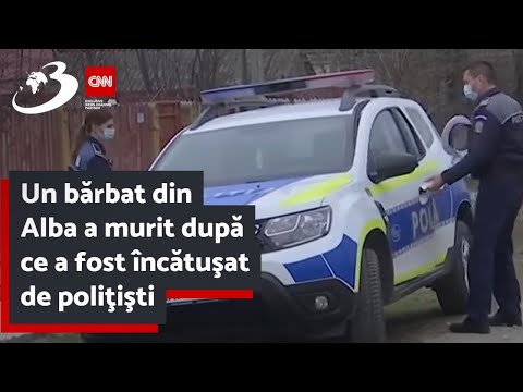 Un bărbat din Alba a murit după ce a fost încătuşat de poliţişti