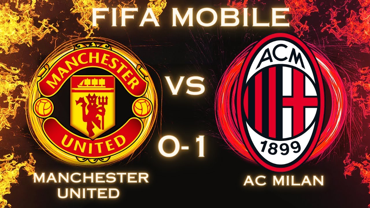 Manchester United vs AC Milan | FIFA Mobile Gameplay | 0-1 | Cristiano ...