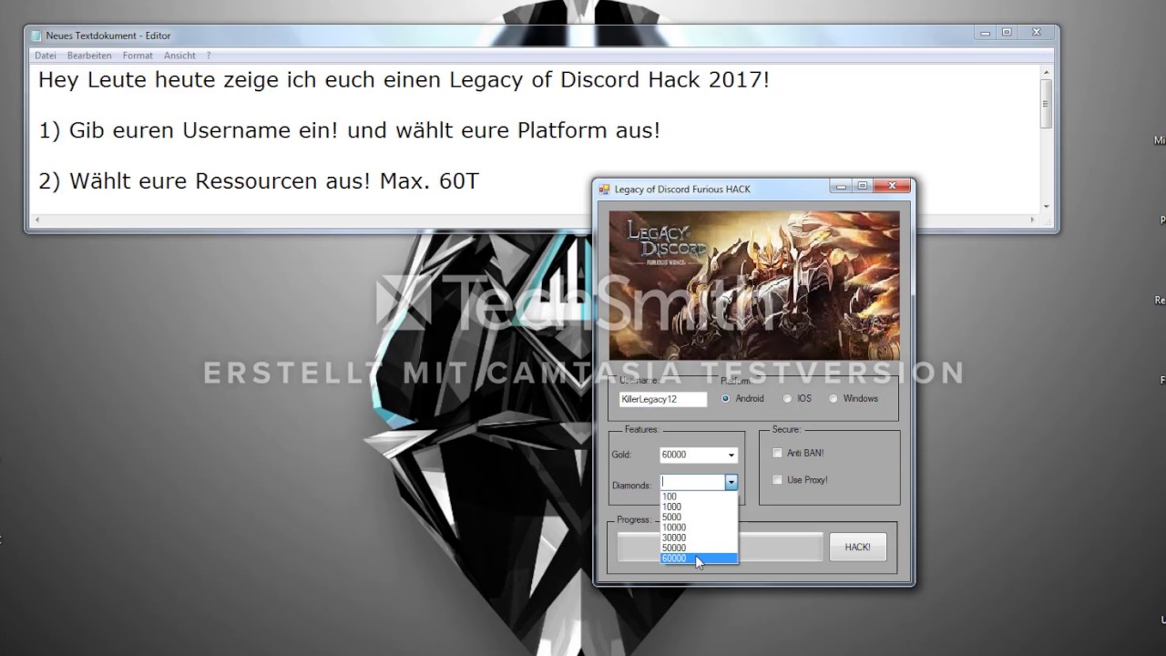 Legacy of Discord HACK 2017!!! Link In the Description! - YouTube