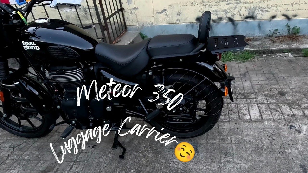 Best Luggage Carrier For Meteor 350.☺️|| M-Technics Luggage Carrier For ...