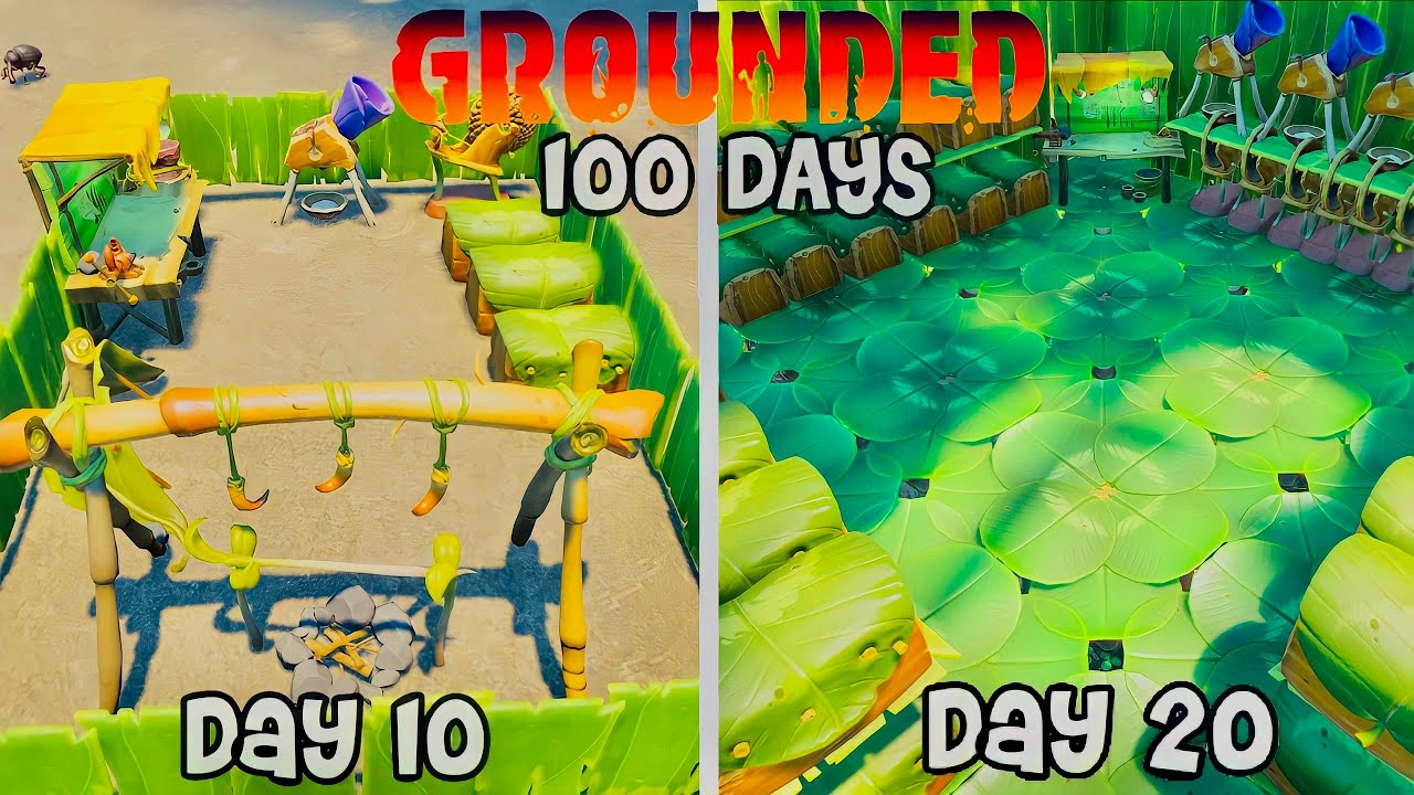 I SURVIVED 100 DAYS IN GROUNDED PART 2(Days 11-20) - YouTube