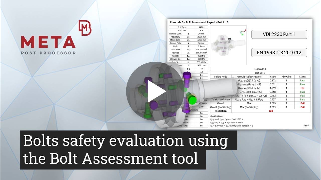 Bolts safety evaluation using the Bolt Assessment tool - YouTube