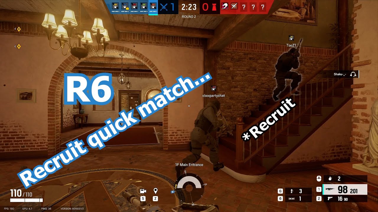 Recruit rush...?!? Rainbow Six Siege - YouTube