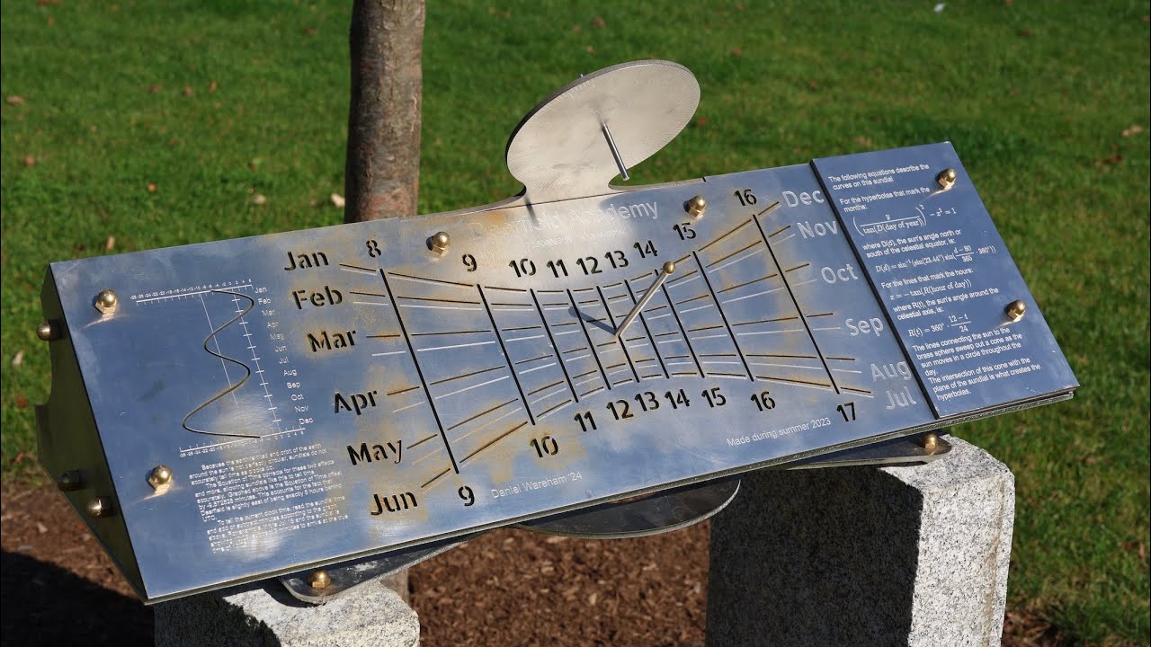 Steel Sundial (Accepted, Caltech Maker Portfolio) - YouTube Steel Sundial (Accepted, Caltech Maker Portfolio) - YouTube