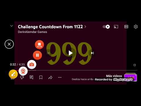 Challenge countdown from 1050 - YouTube